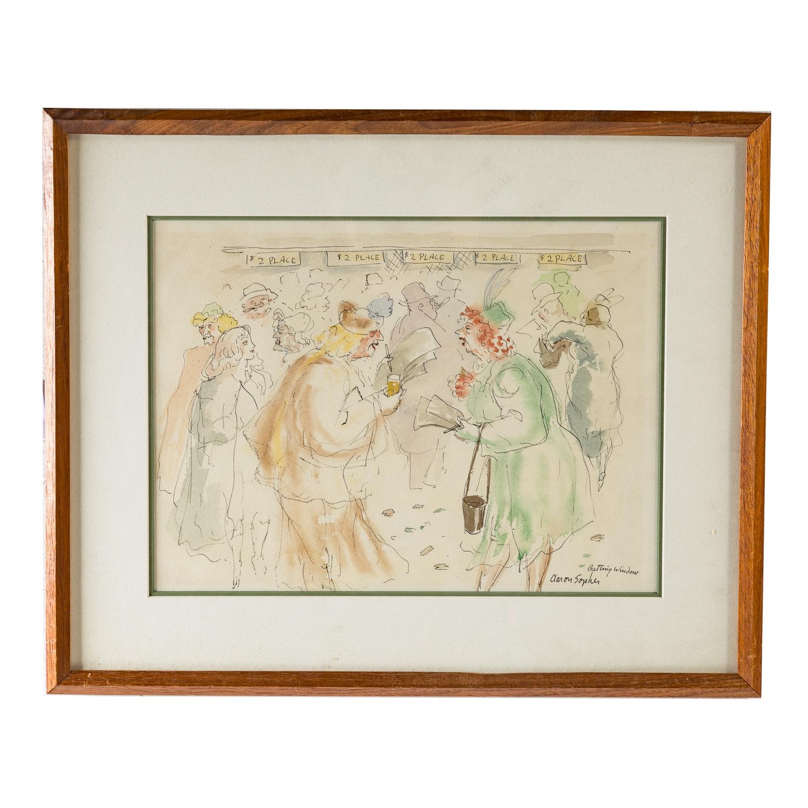 Aaron Sopher | Betting Window | MutualArt