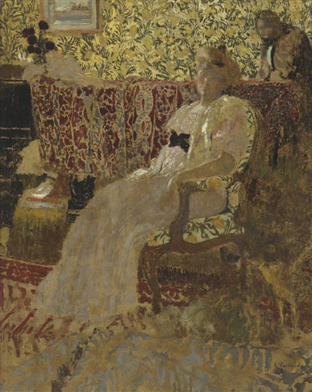 Édouard Vuillard | La femme au fauteuil (Misia et Thadée Natanson ...