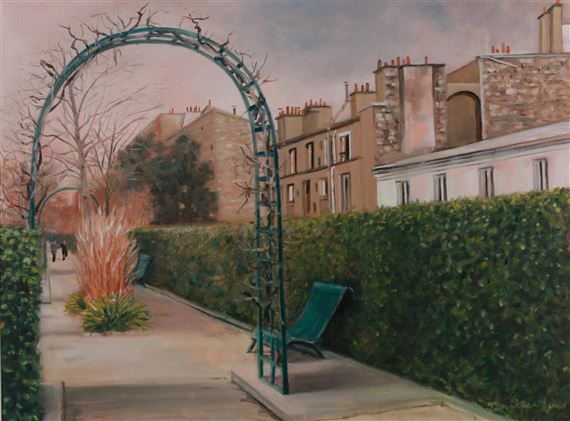 Jennifer Long | Winter Stroll Along the Promenade | MutualArt