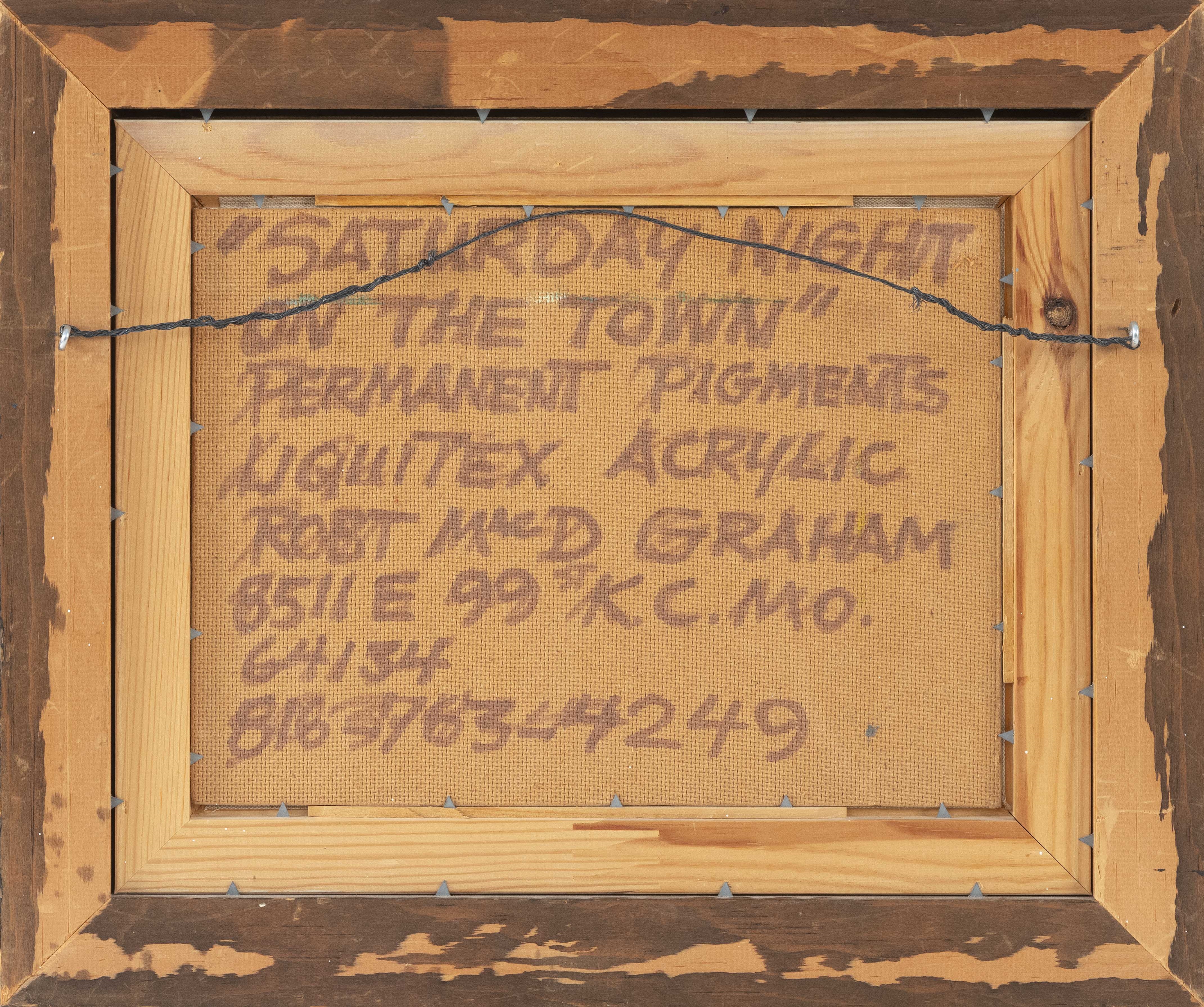 Robert MacDonald Graham | Saturday Night On the Town | MutualArt