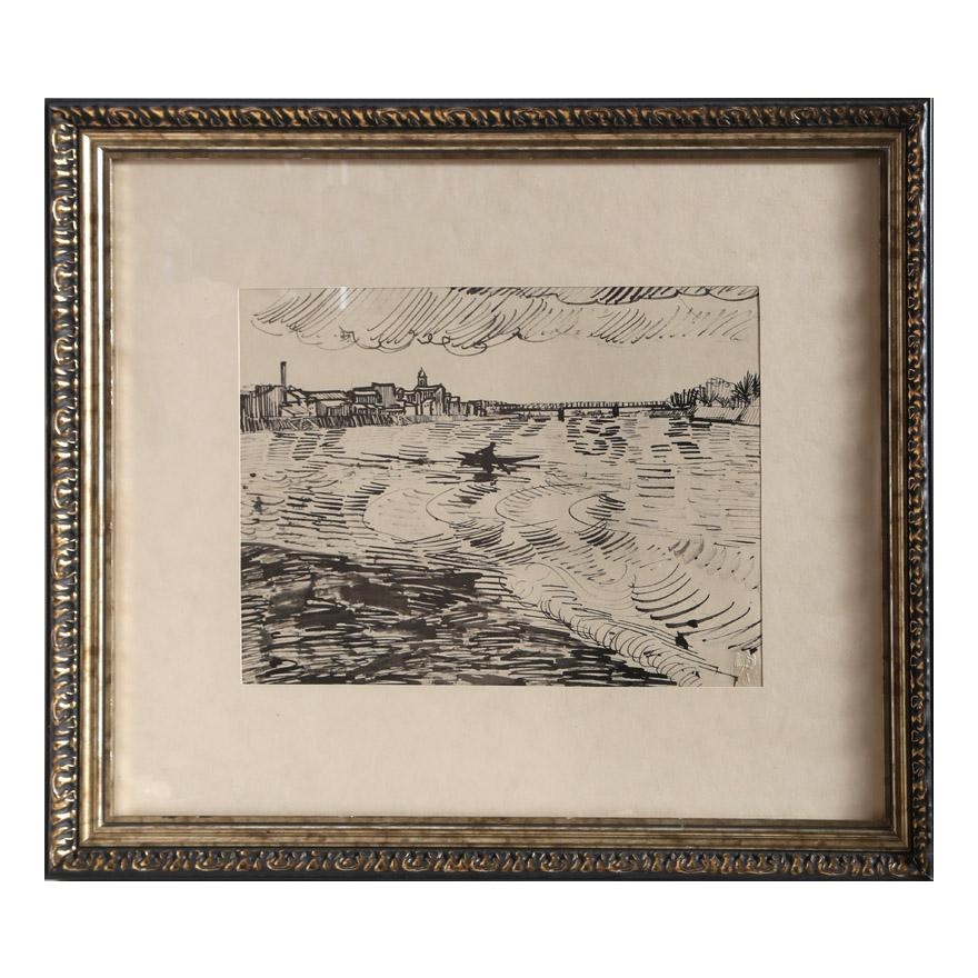 Vincent Van Gogh | Portrait of Father Tanguy (1887) | MutualArt