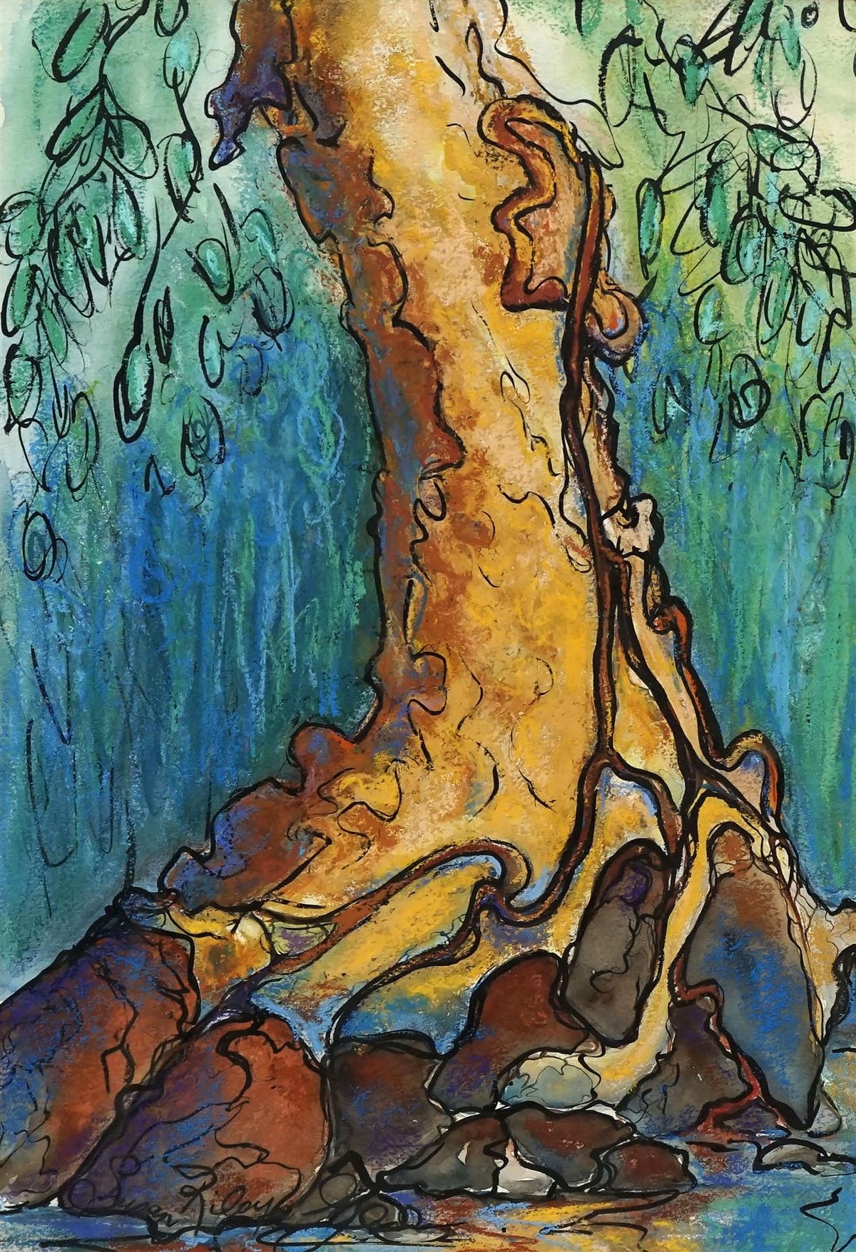 Susan Riley Gee | Melaleuca Trunk | MutualArt