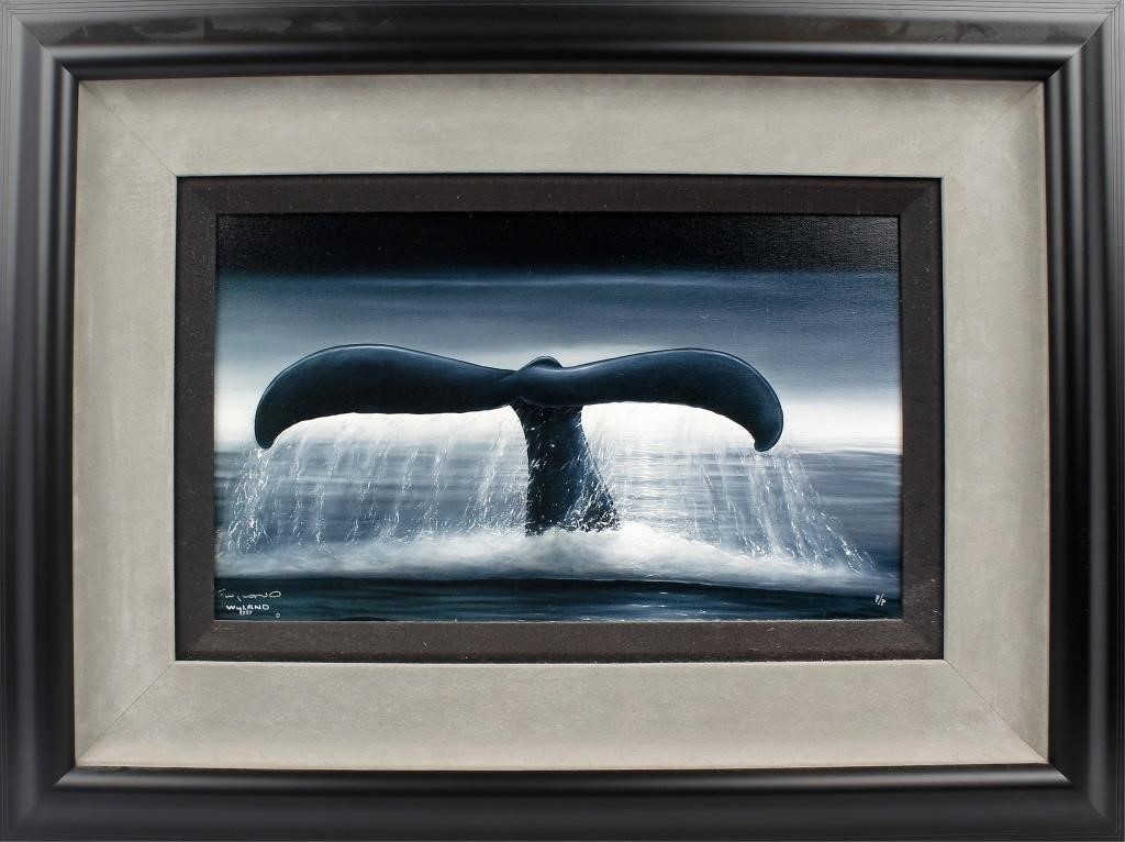 Robert Wyland | Great Whale Sounding | MutualArt