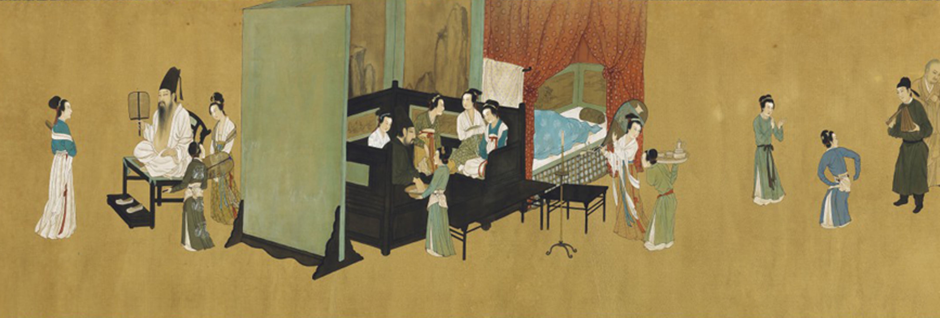 An He | Night Revels of Han Xizai by Gu Hongzhong | MutualArt