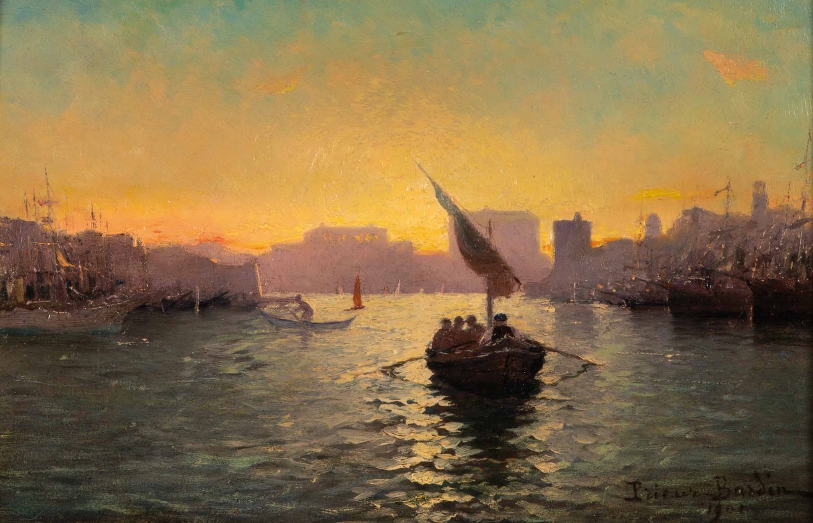 Francois Leon Prieur-Bardin | Le Vieux-Port de Marseille | MutualArt