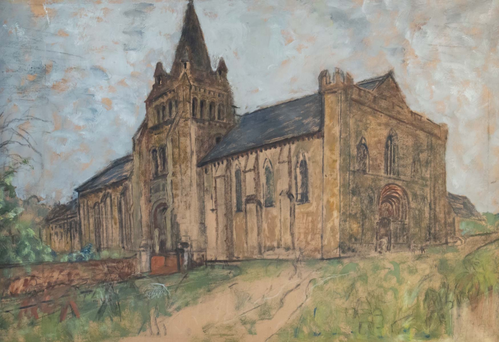 Marthe Orant | La Cathedrale de Cunault | MutualArt