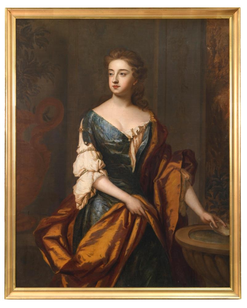 Godfrey Kneller | Portrait of Isabella Bennet, Duchess of Grafton (1667-1723), standing, three ...