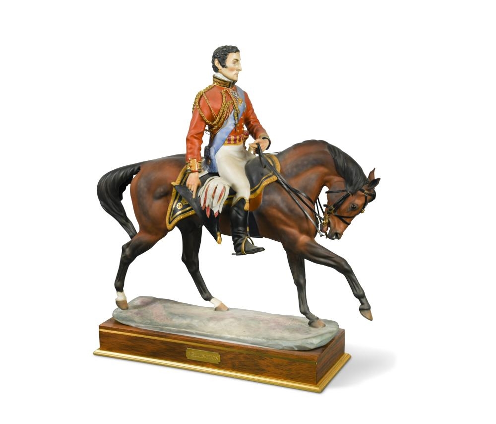Bernard Winskill | A Royal Worcester equestrian figure of Arthur ...