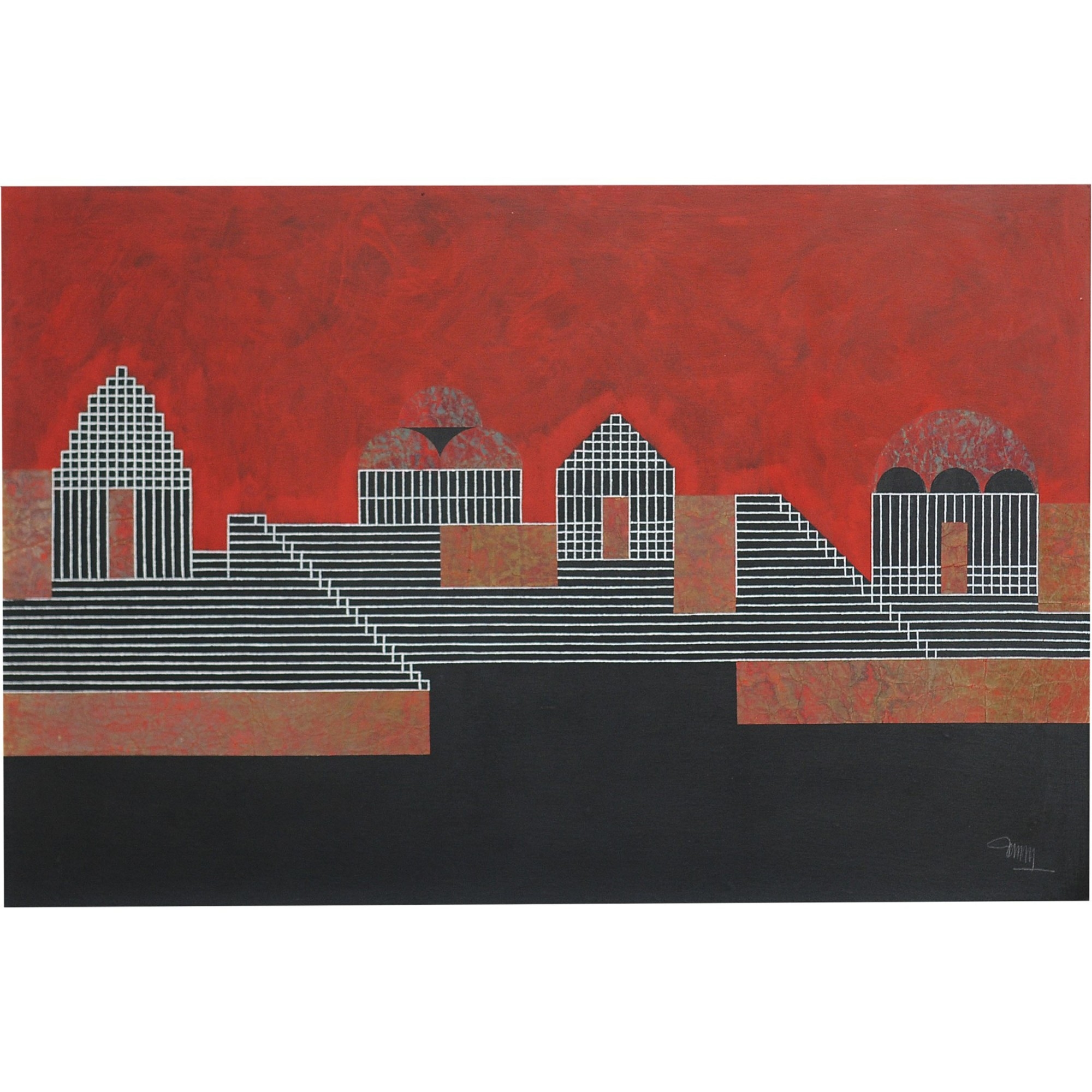 Arturo Luz | Cities of the Past (1999) | MutualArt