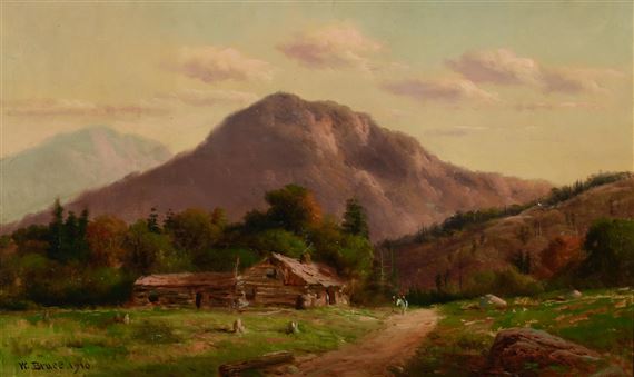 William Bruce | Mountain Cabin (1910) | MutualArt