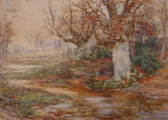 Henry Clifford Warren | Woodland scenes and a harvest scene (1885 ...