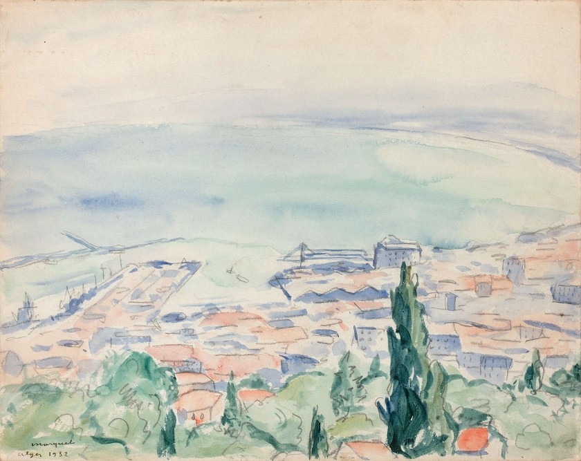 Albert Marquet | Vue de la baie d'Alger (1928) | MutualArt