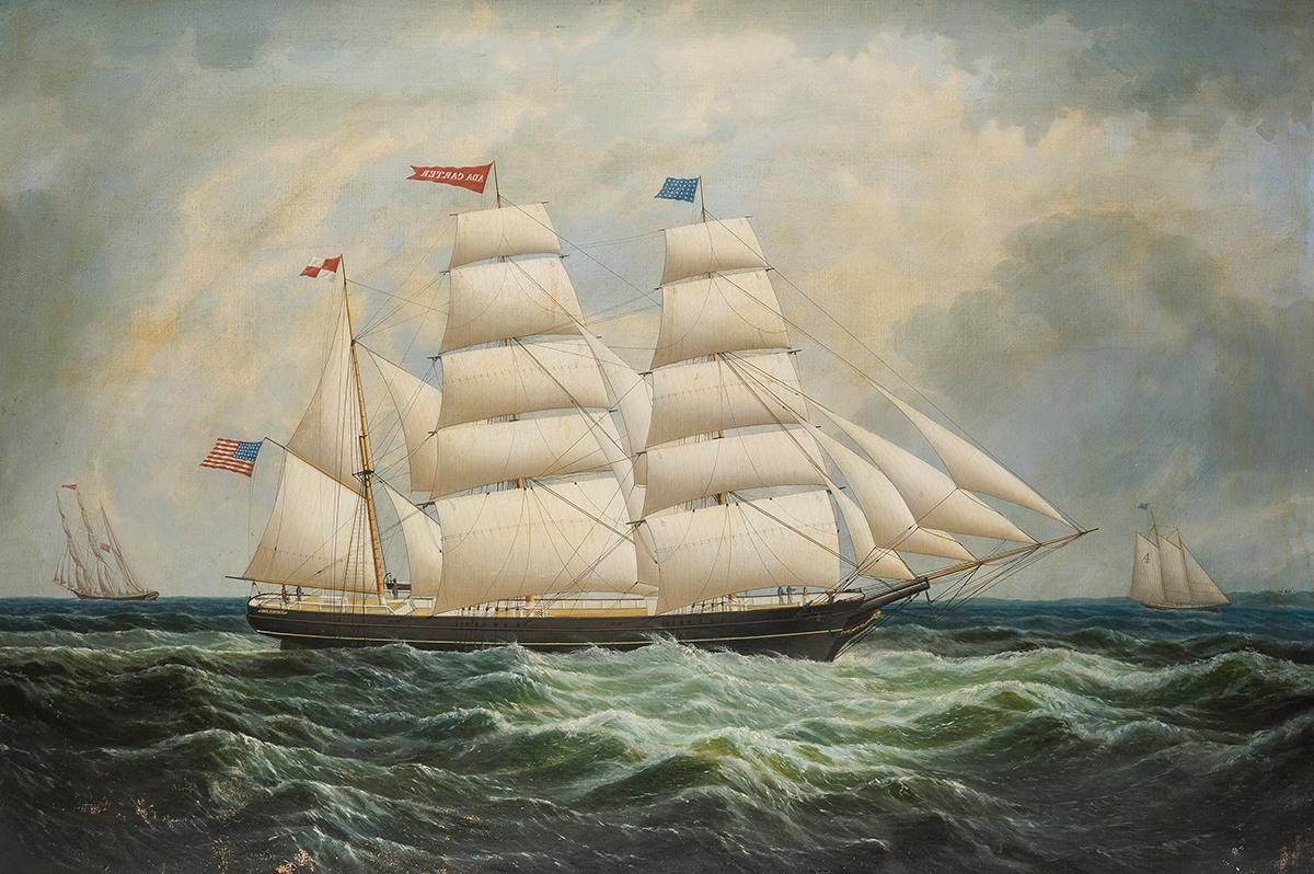 American School, 19th Century | Ship's Portrait, Ada Carter | MutualArt