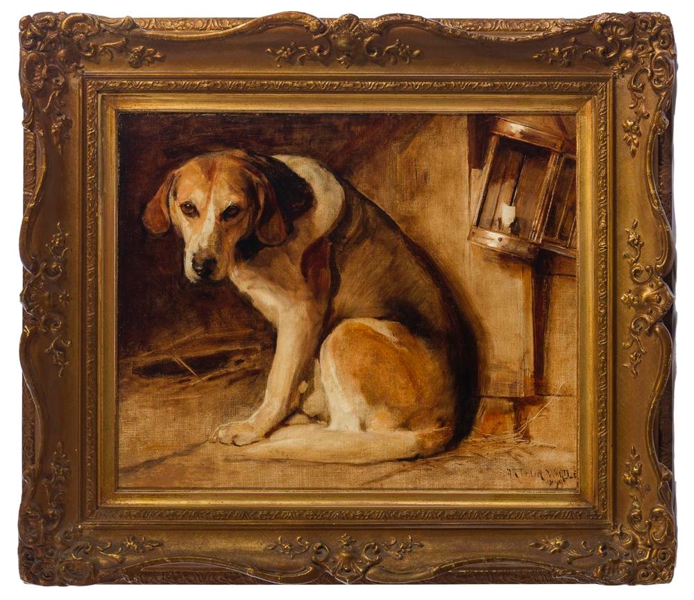 Arthur Wardle | Portrait of a dog (1899) | MutualArt