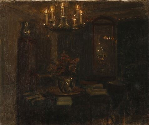 Viggo Johansen | Drawing room interior from the home of the artist ...