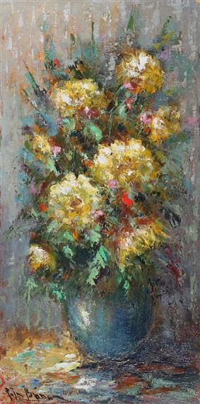 Peter Brouwer | Still life with flowers | MutualArt