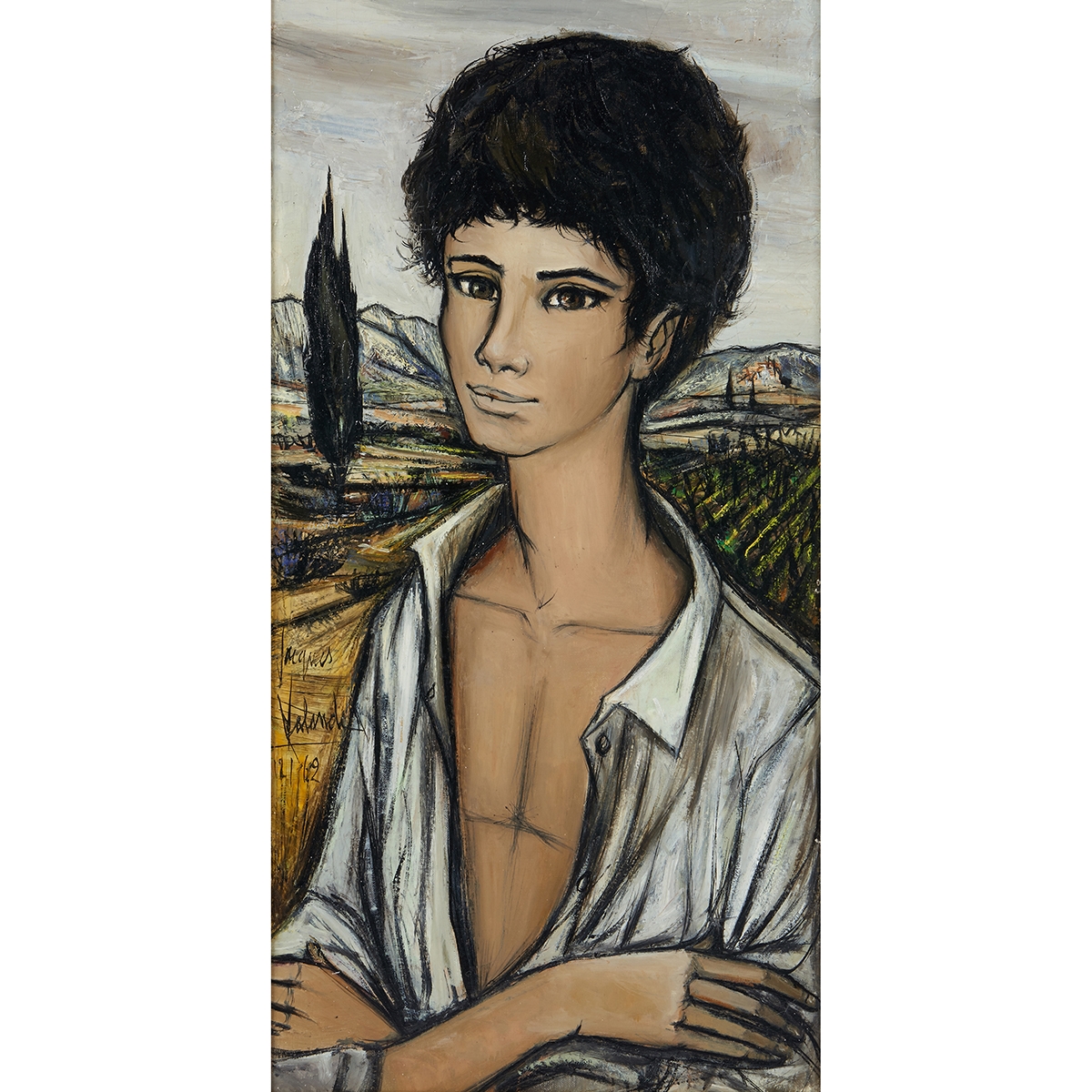 Jacques Lalande | Portrait (1962) | MutualArt