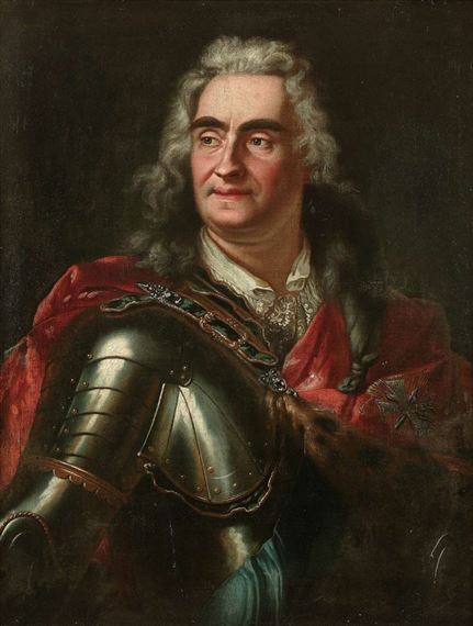 Louis de Silvestre | Portrait de l'électeur de Saxe et roi de Pologne ...