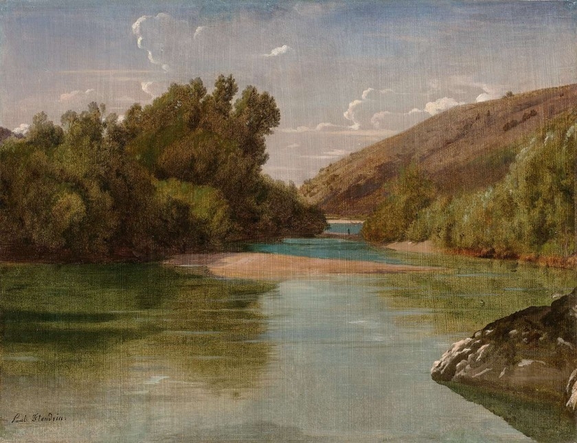 Paul Flandrin | Paysage de rivière | MutualArt