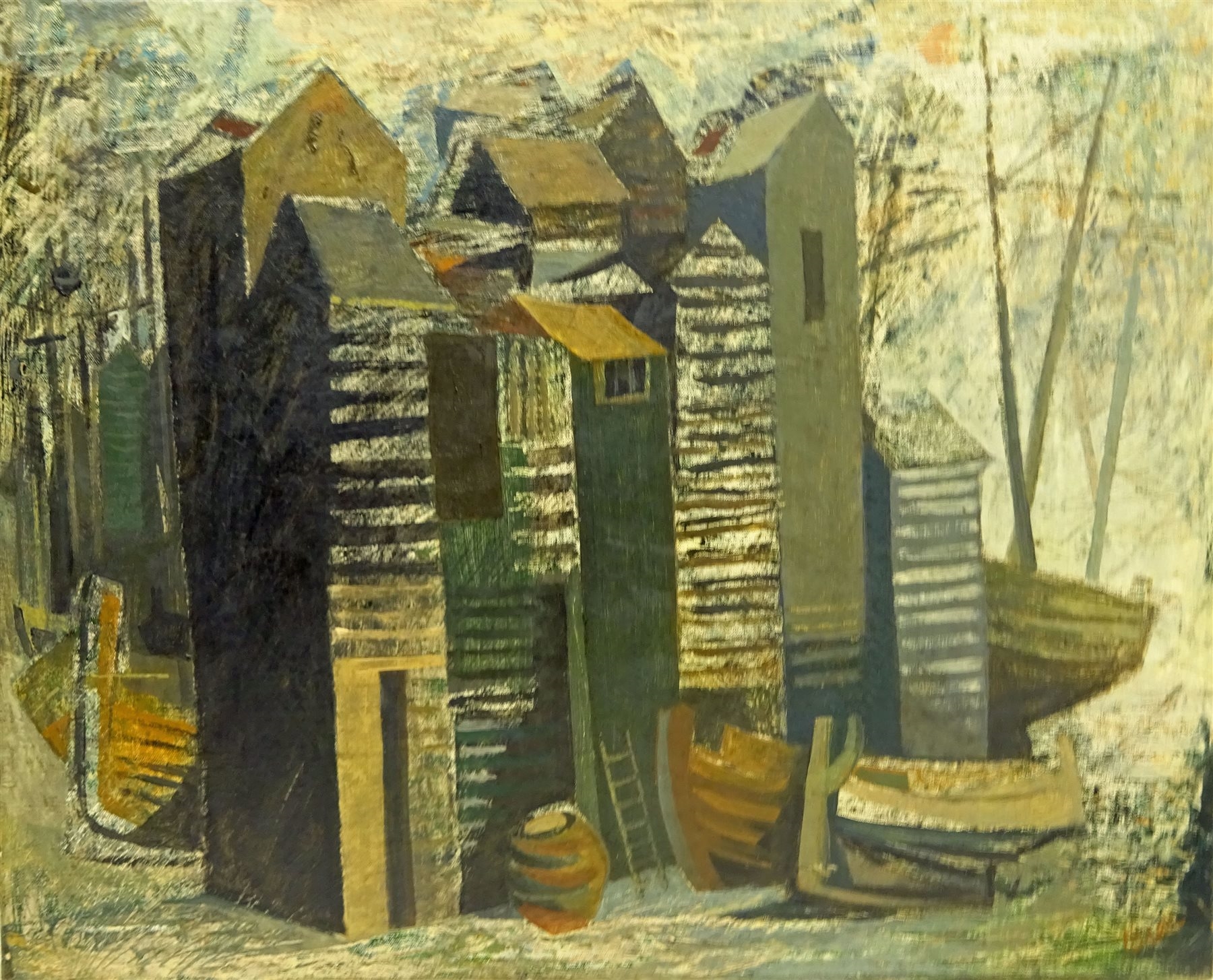 Hans Tisdall | Harbourside Buildings | MutualArt