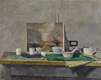 William Brooker | Composition in the Studio (1959) | MutualArt