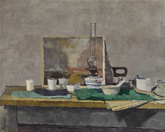 William Brooker | Composition in the Studio (1959) | MutualArt