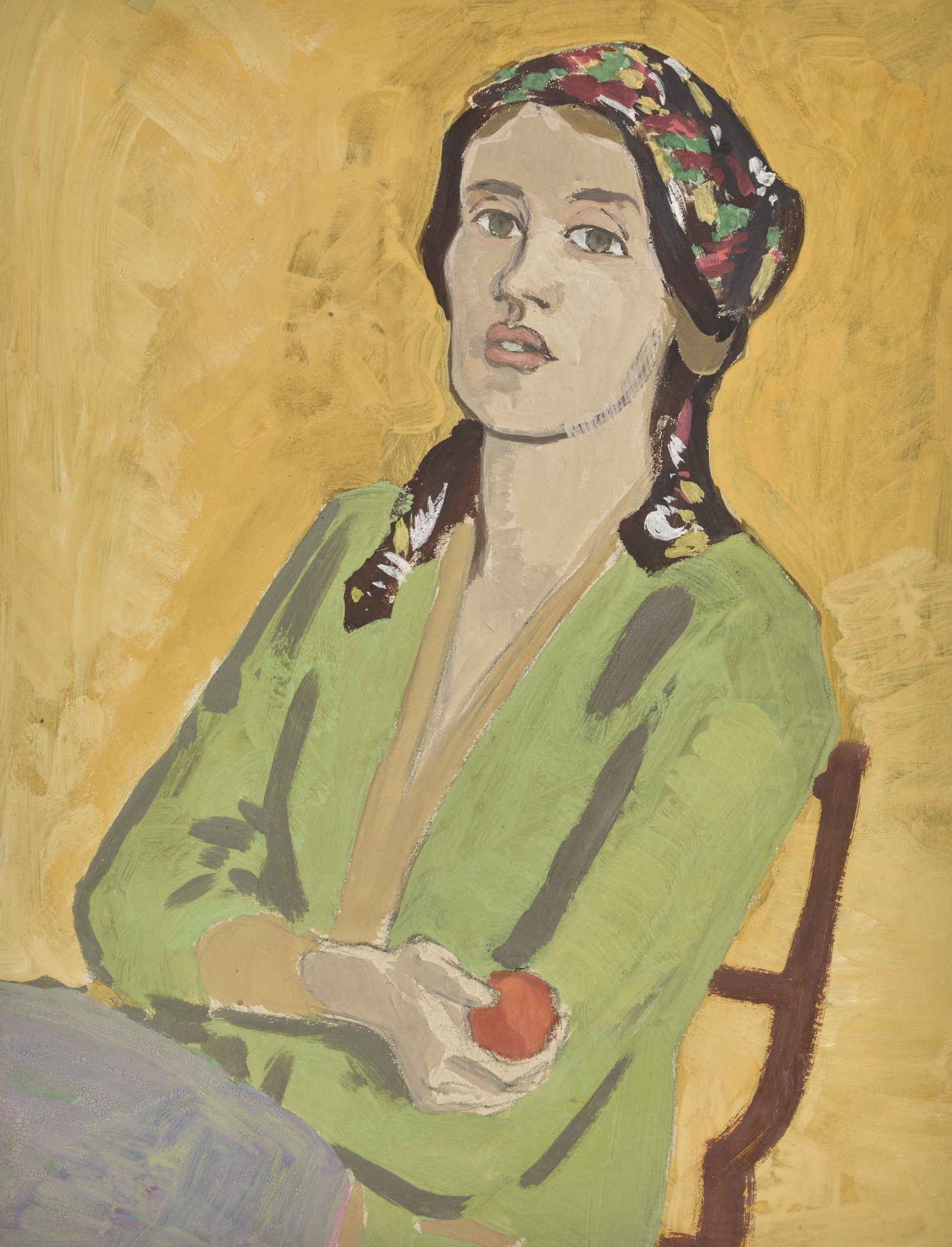 Roger Fry | Portrait of Vanessa Bell (1911 - 1915) | MutualArt