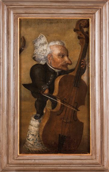 Dutch School, 19th Century | Comic figure playing cello | MutualArt