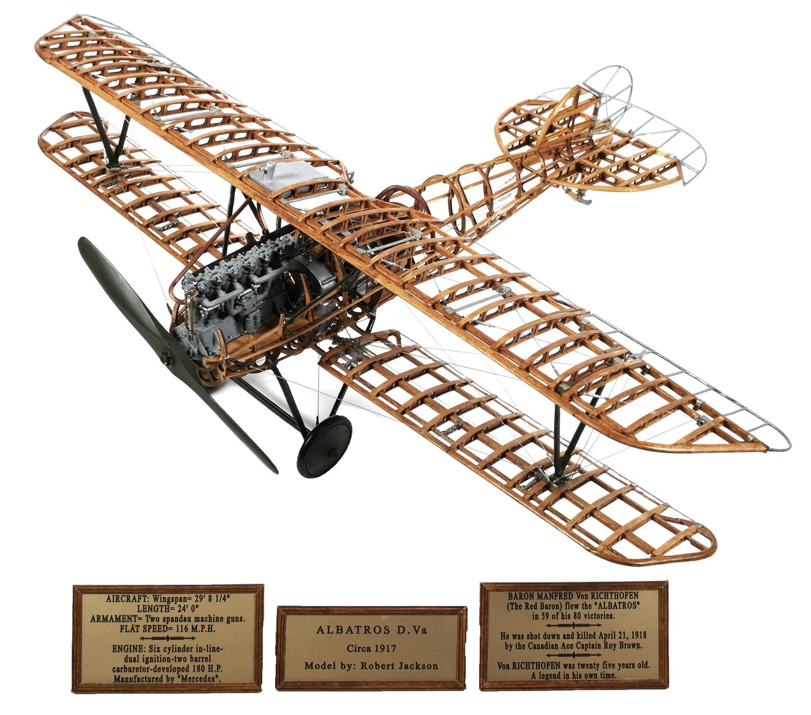 Robert Jackson | RED BARON Albatros D.Va Model Airplane | MutualArt