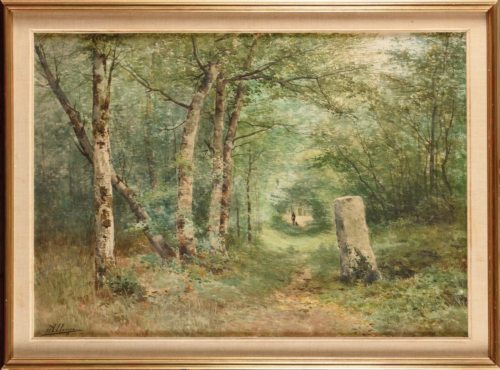 Auguste Allonge | Foret à Fontainebleau | MutualArt