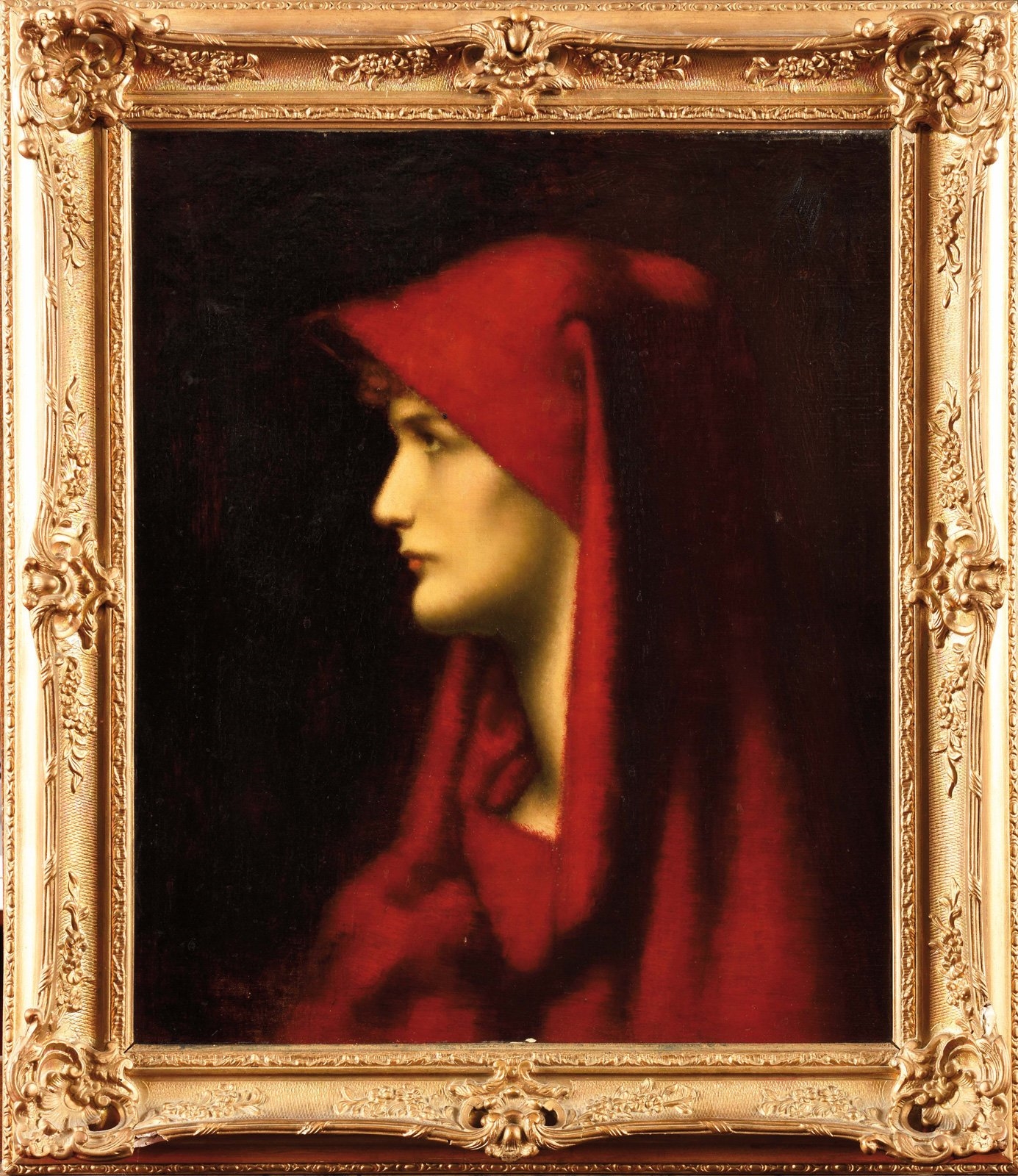 French School, 19th Century | La Fabiola de Jean-Jacques Henner Tête de ...