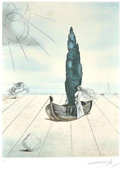 Dalí Salvador | Benvenuto Cellini and Jupiter (1945) | MutualArt