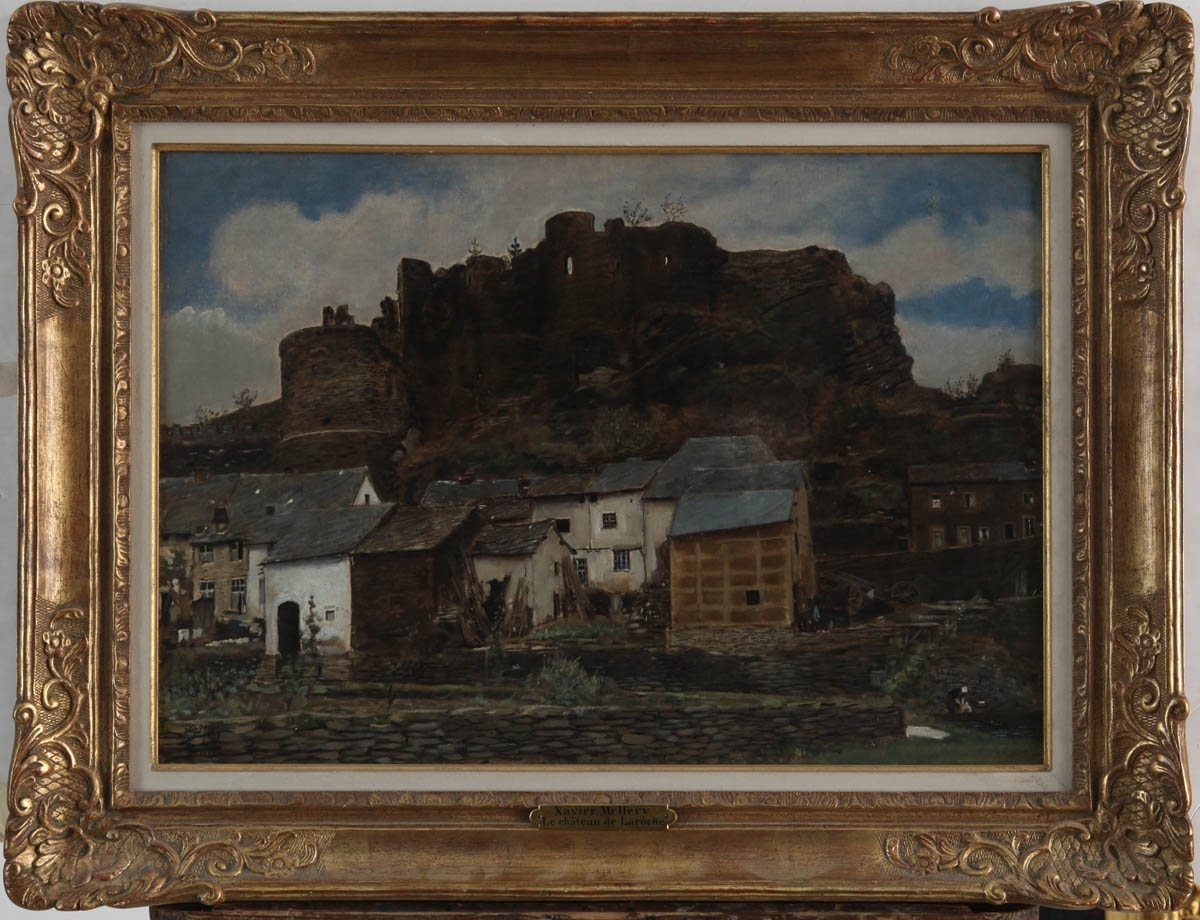 Xavier Mellery | Le Château de La Roche-en-Ardenne (1877) | MutualArt