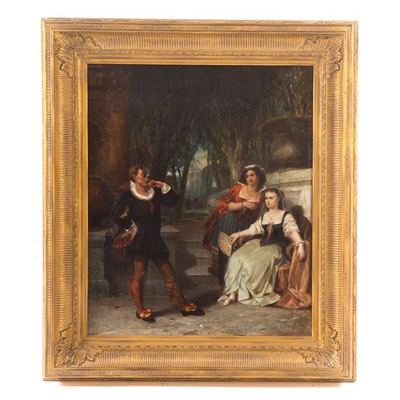 Peter Frederick Rothermel | GARDEN ENCOUNTER | MutualArt