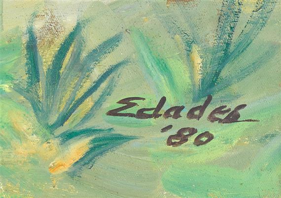 Victorio Edades | Landscape (1980) | MutualArt