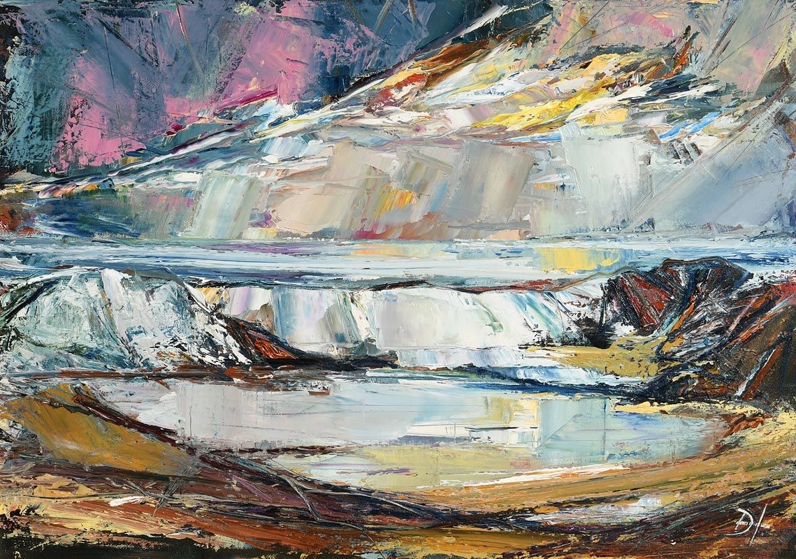 Douglas Hutton | Wave Breaking, Strandhill Sligo (2018) | MutualArt