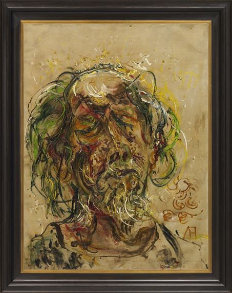 Affandi | Self portrait (1975) | MutualArt