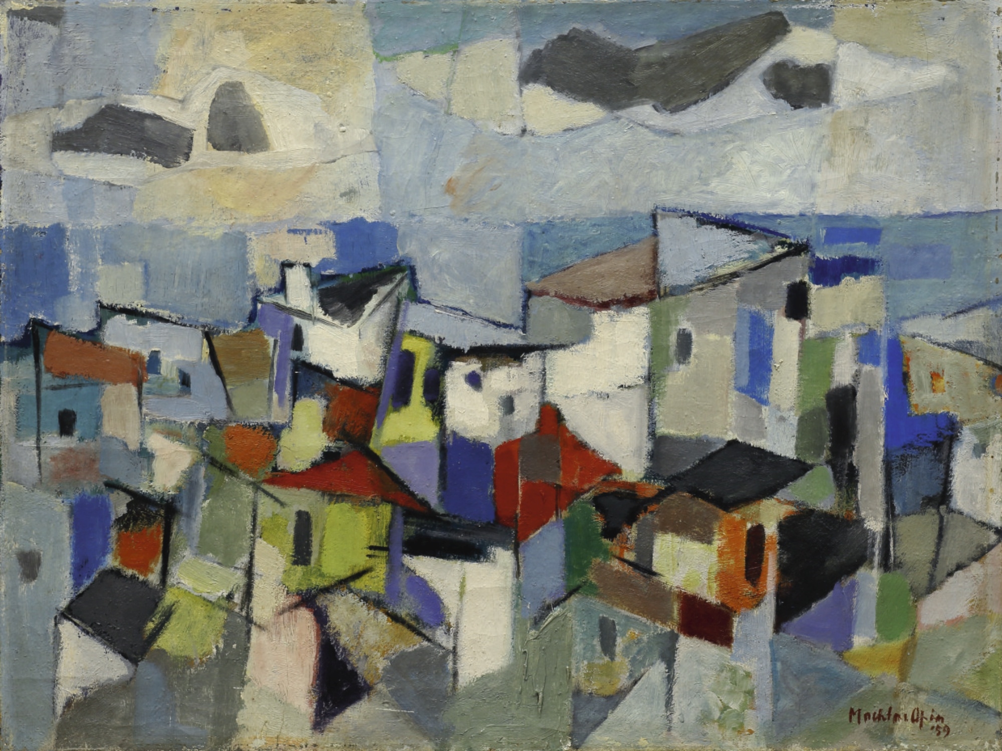 Mochtar Apin | Houses (1959) | MutualArt