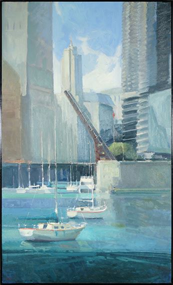 Ken Auster | CHICAGO RIVER | MutualArt