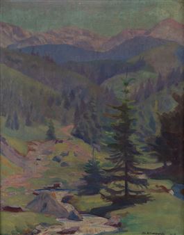 Stanislaw Klimowski | Male nude (1913) | MutualArt
