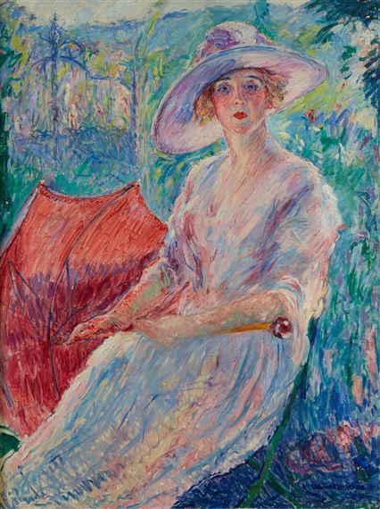 William Malherbe | Femme à l'ombrelle | MutualArt