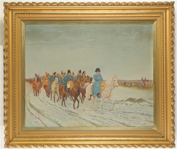 Jean-Louis-Ernest Meissonier | Napoleon's Retreat from Russia | MutualArt