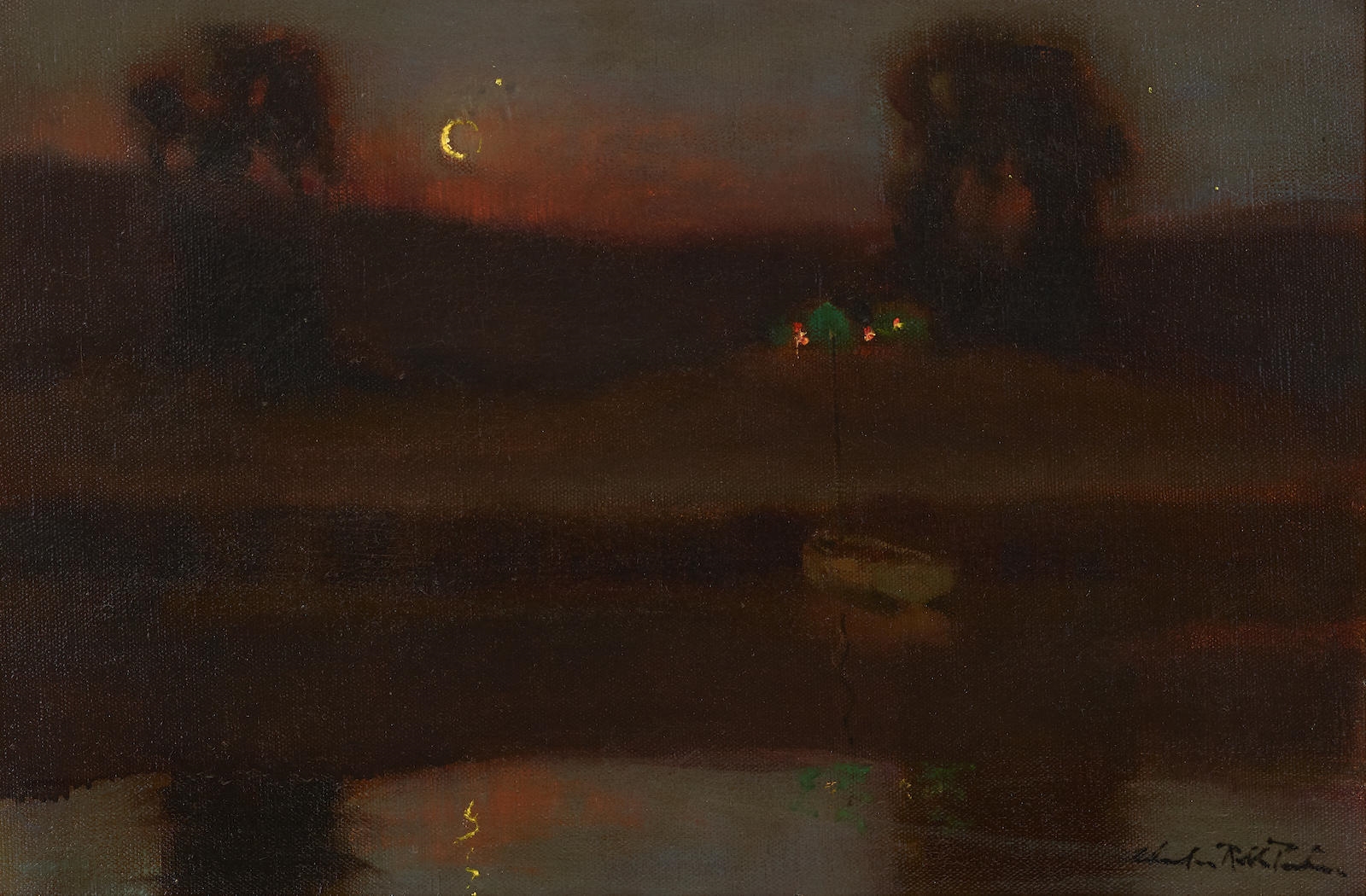 Charles Rollo Peters | Crescent moon | MutualArt