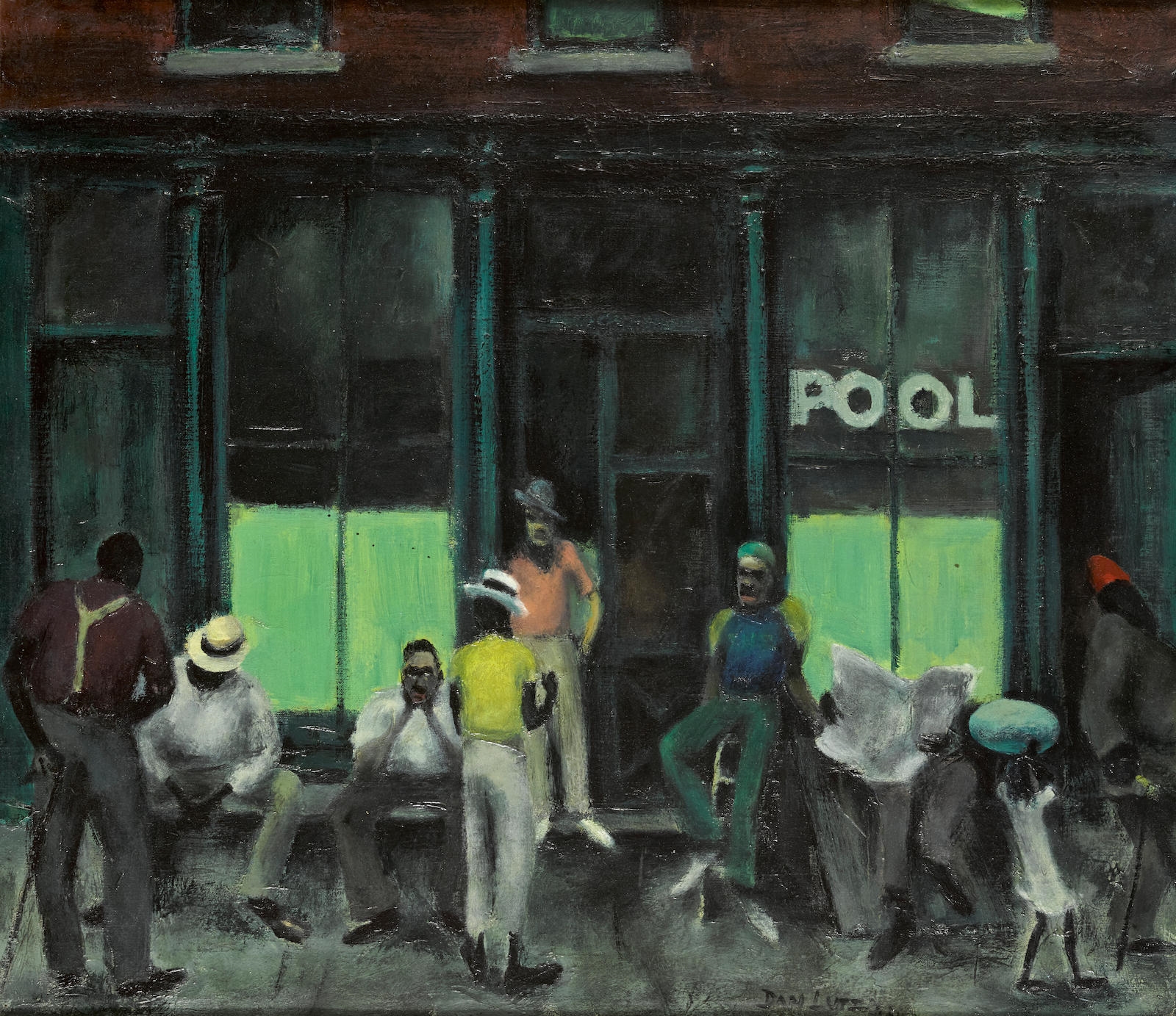 Dan Lutz | Street scene | MutualArt