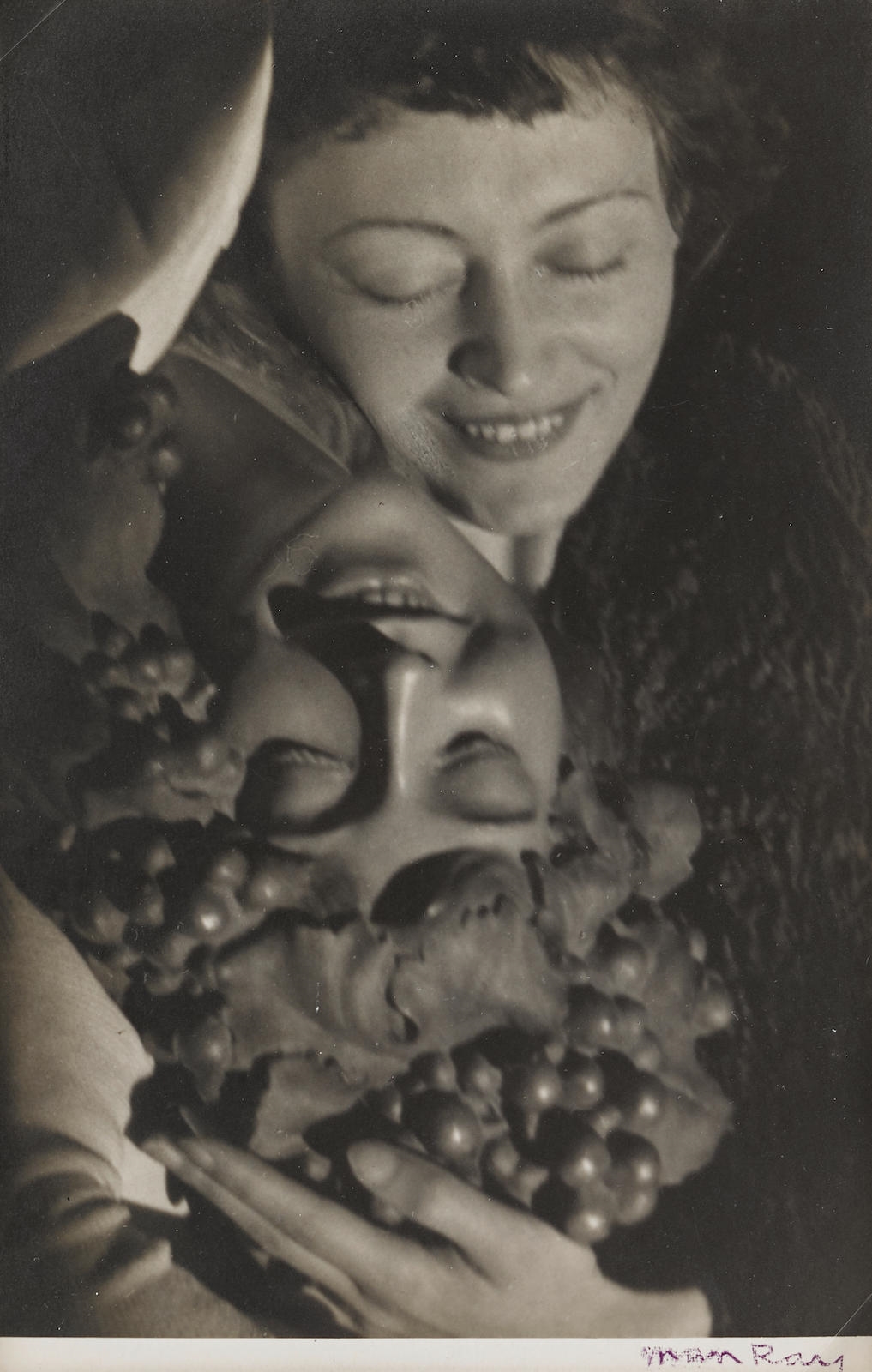 Man Ray | Nusch Eluard and Mask | MutualArt
