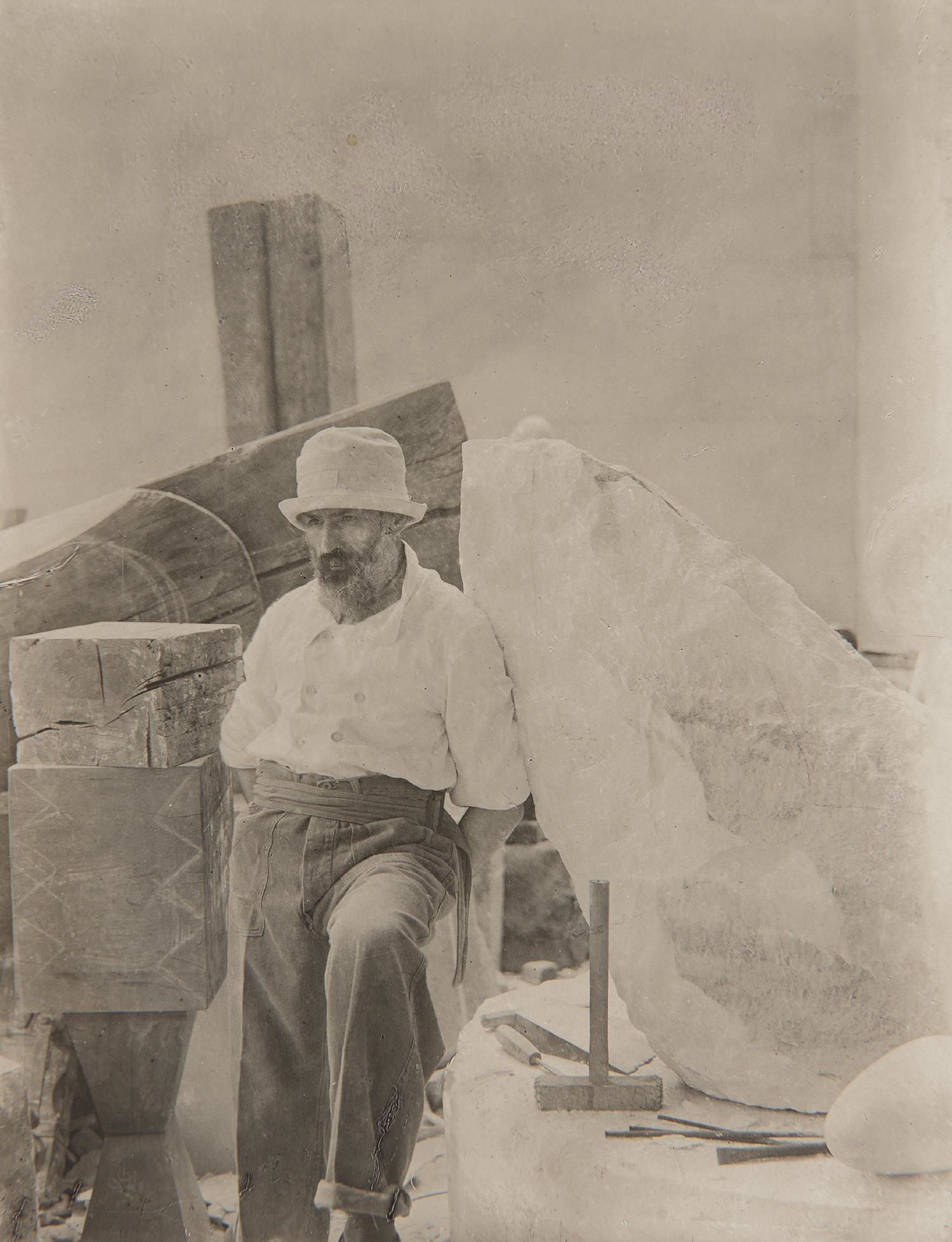 Constantin Brancusi | Self-Portrait in His Studio (Circa 1921) | MutualArt