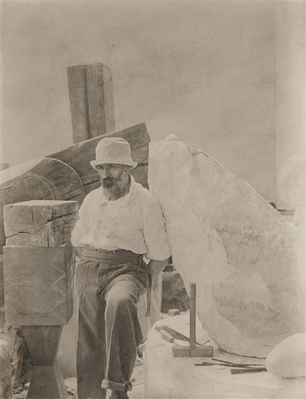 Constantin Brancusi | Self-Portrait in His Studio (Circa 1921) | MutualArt