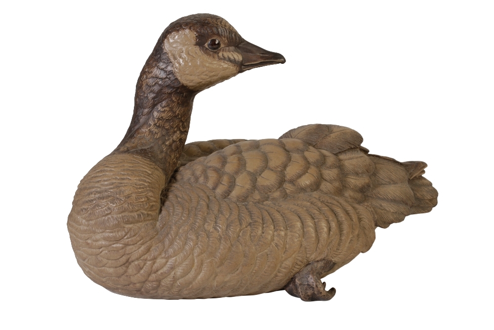 Barbara Linley Adams | Poole pottery stoneware Canada Goose sculpture ...