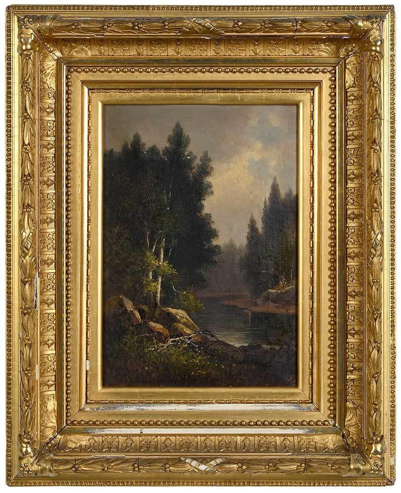 Benjamin Champney | Artist Brook (1882) | MutualArt
