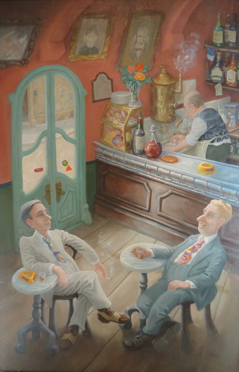 Charles Shiels | Bar Scene | MutualArt